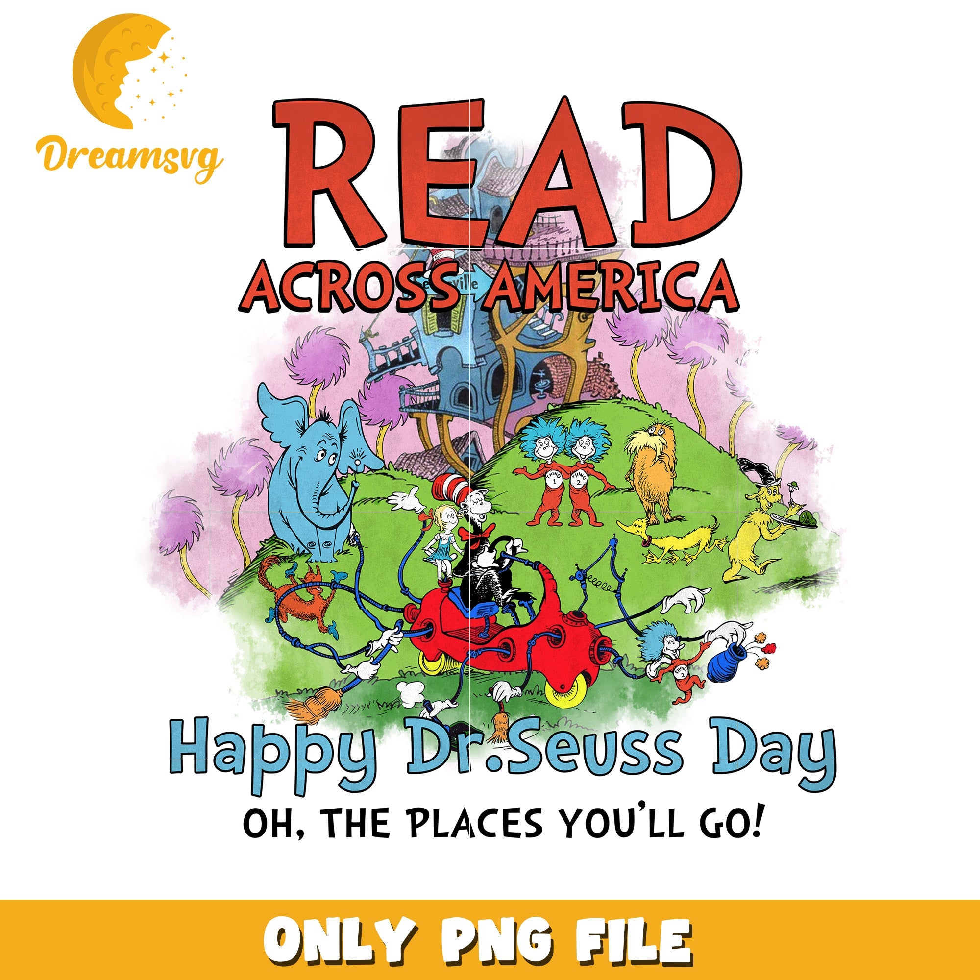 Dr Seuss PNG Read Across America Day