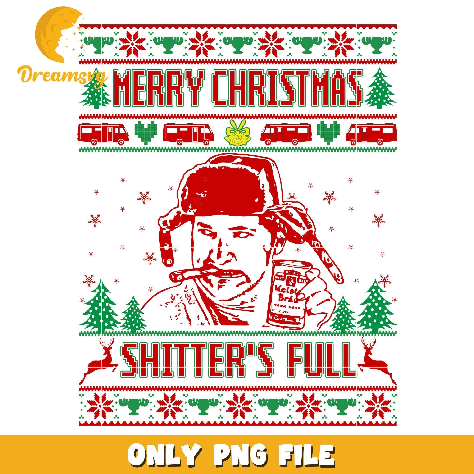 Merry christmas shitter's full png, shitter was full png