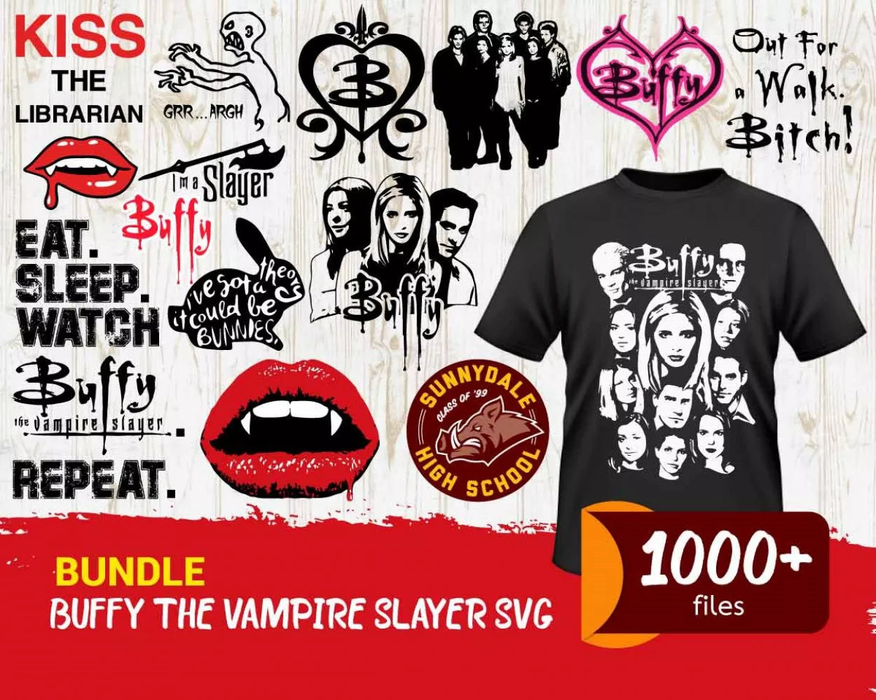 Buffy SVG Bundle 1000+ Files For Cricut & Silhouette