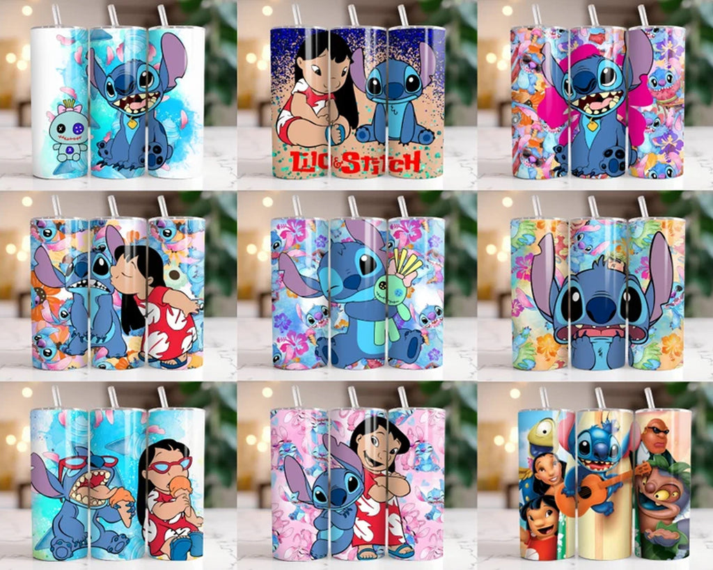 130+ Stitch Tumbler Wrap Bundle, Stitch Tumbler Wrap, Instant download