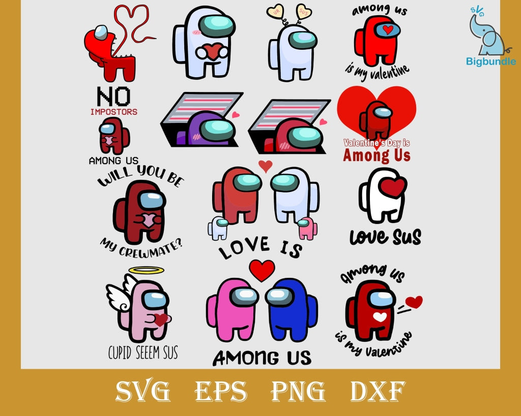 1500+ FILES Among Us SVG Bundle, Among Us Vector SVG, Among Us Game Sv