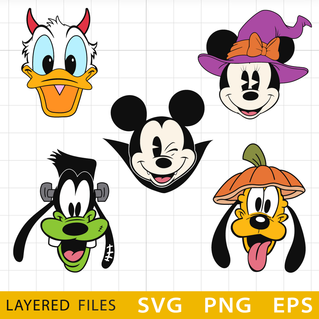 Halloween Disney SVG, Disney Halloween Cricut, minnie mouse witch digi