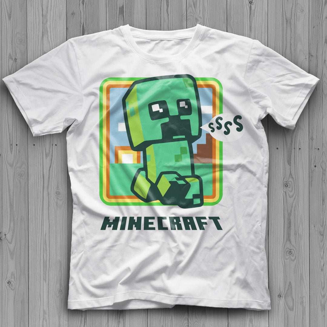 Minecraft Baby Creeper SVG, Baby Creeper PNG, Baby Creeper Layered SVG