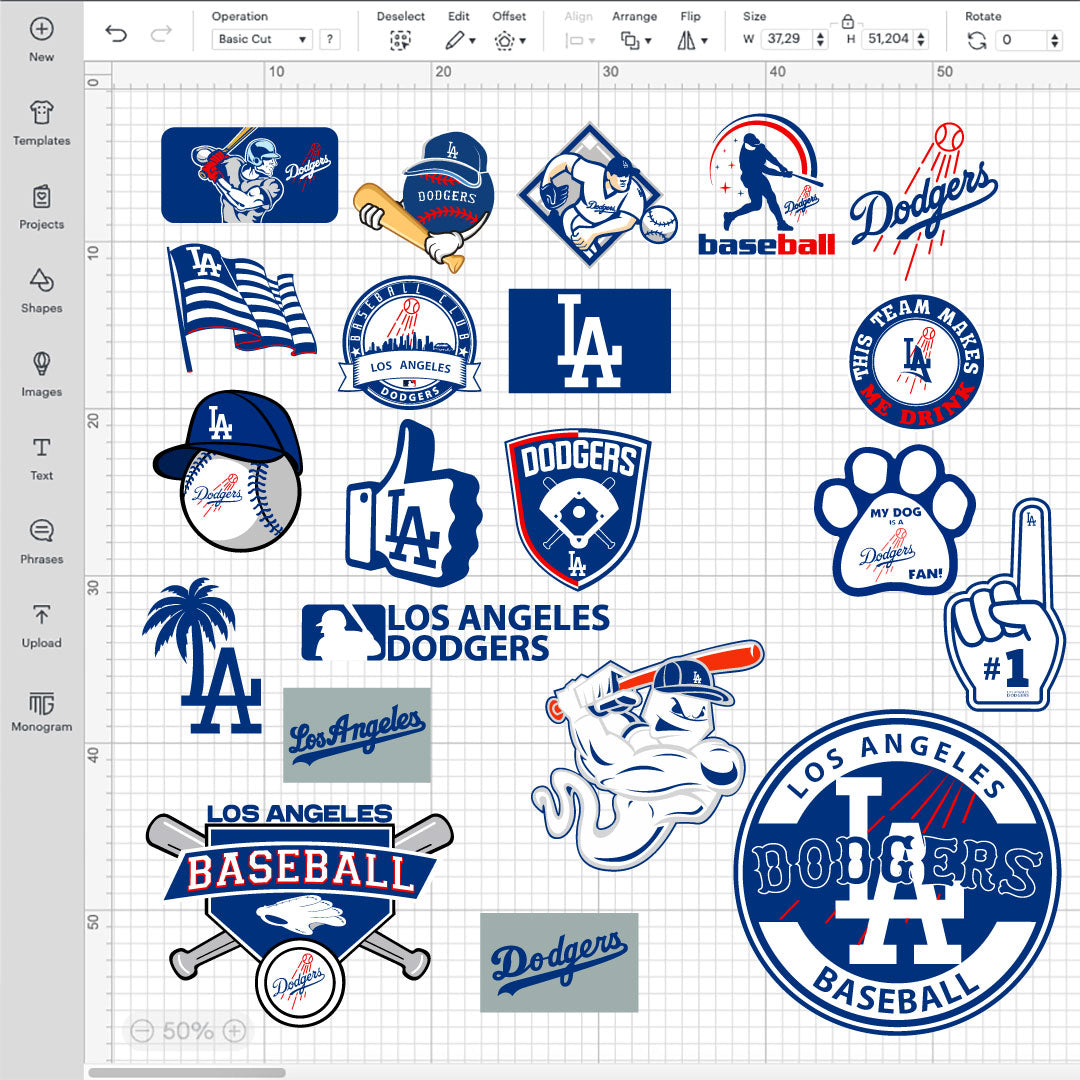 Los Angeles Dodgers SVG, Los Angeles Dodgers Logo Transparent, La Dodg