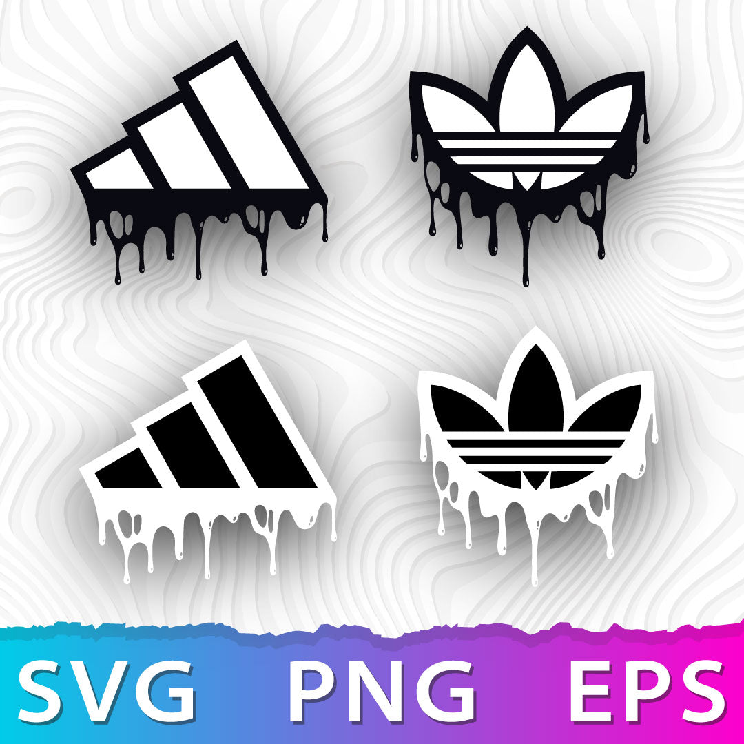 Adidas Drip Logo SVG, Adidas Drip PNG, Adidas Logo Drip, Adidas Drip S