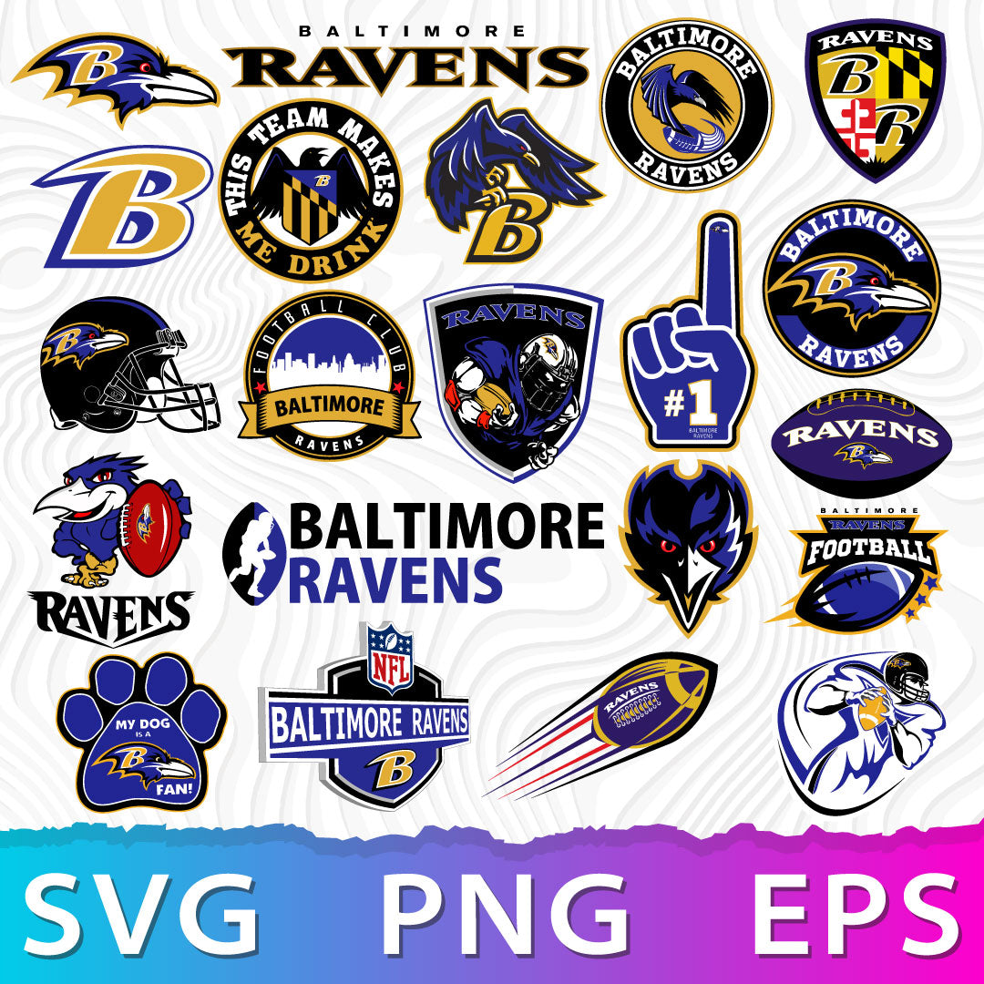 Baltimore Ravens Logo SVG, Ravens PNG Logo, Ravens Emblem, Baltimore R