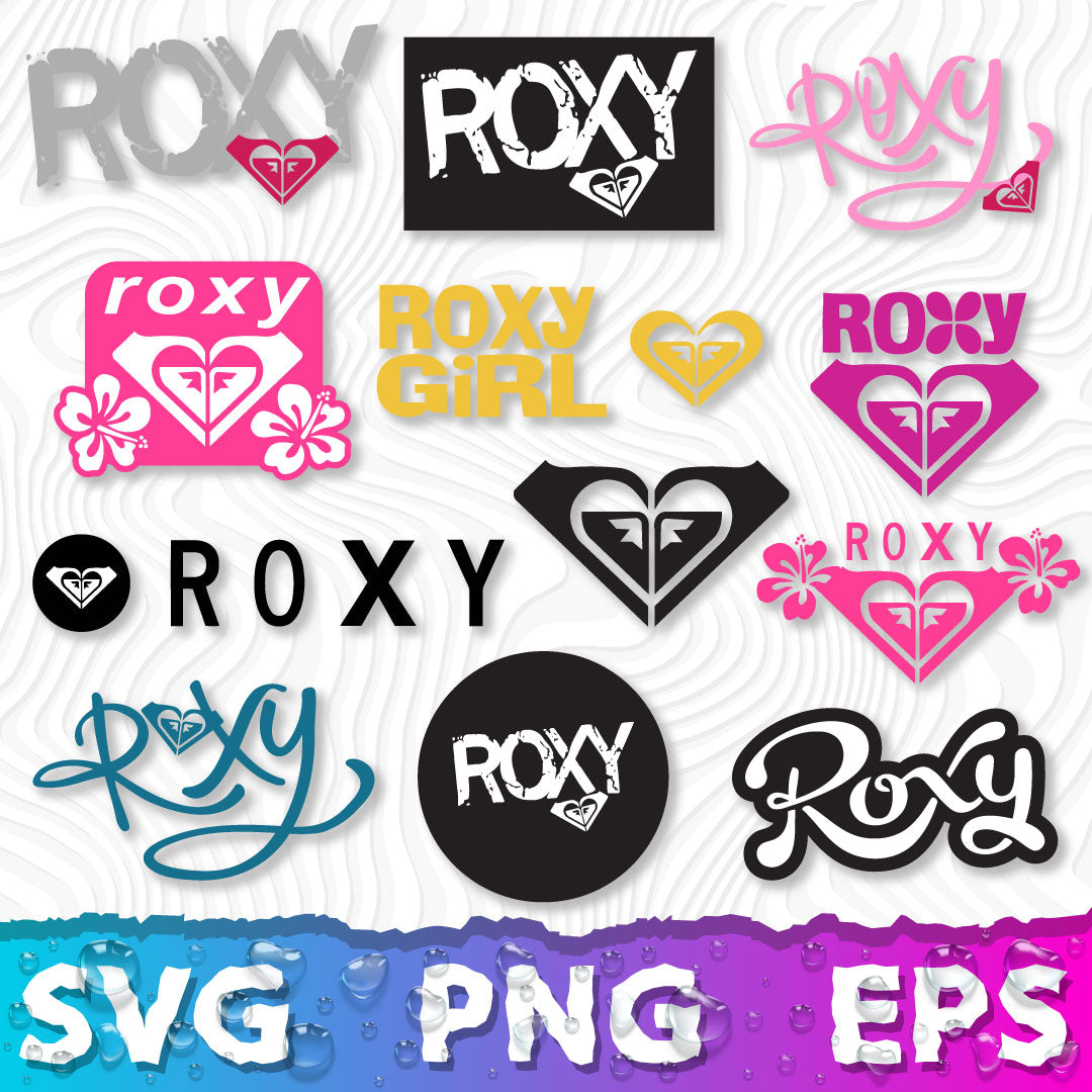 Roxy Logo SVG, Quiksilver Roxy Logo, Logo Roxy PNG, Roxy Symbol, Roxy