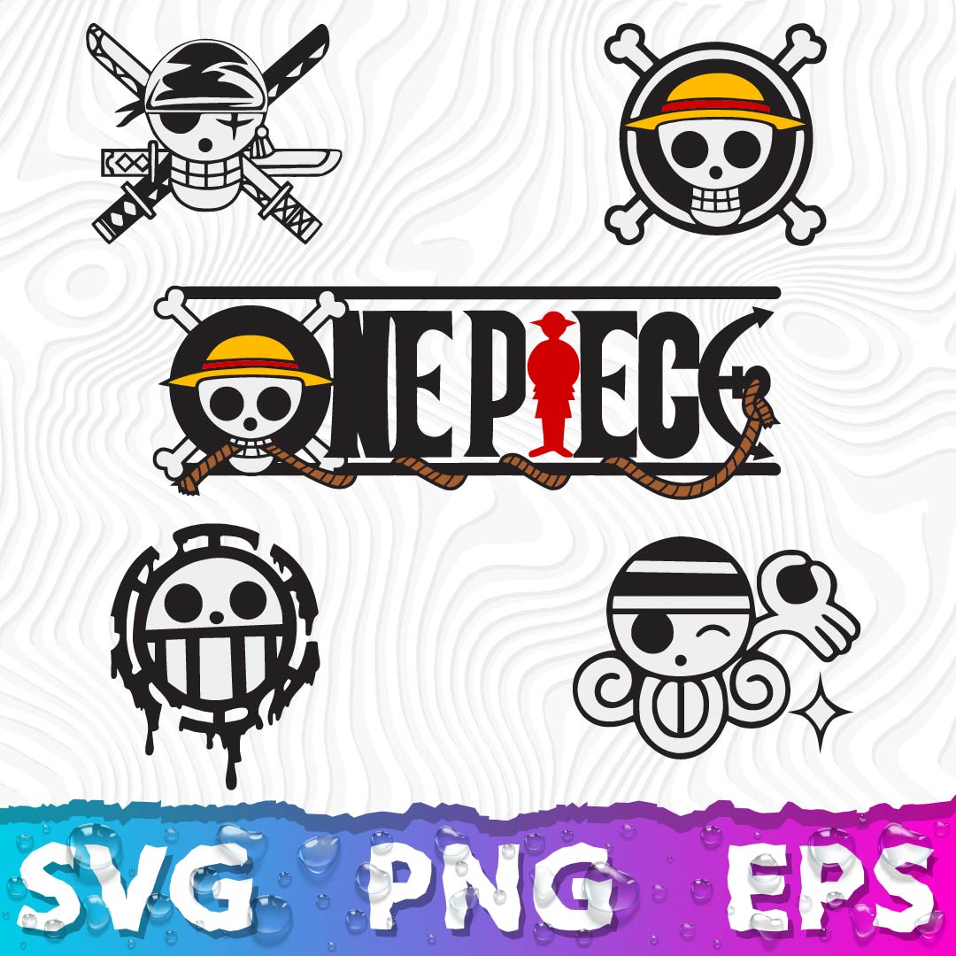 One Piece Logo, One Piece Svg, One Piece Png, One Piece Anime Svg, One