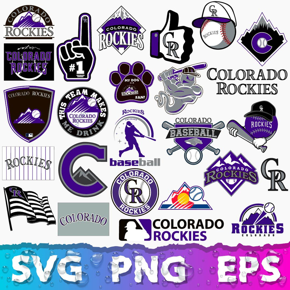Colorado Rockies Logo Svg, Colorado Rockies Baseball Logo, Rockies Log ...