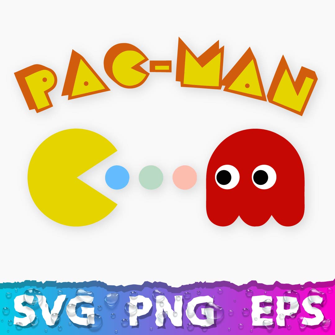 Pacman Svg, Pacman Clipart, Pacman Png, Pac Man Clipart, Printable Pac