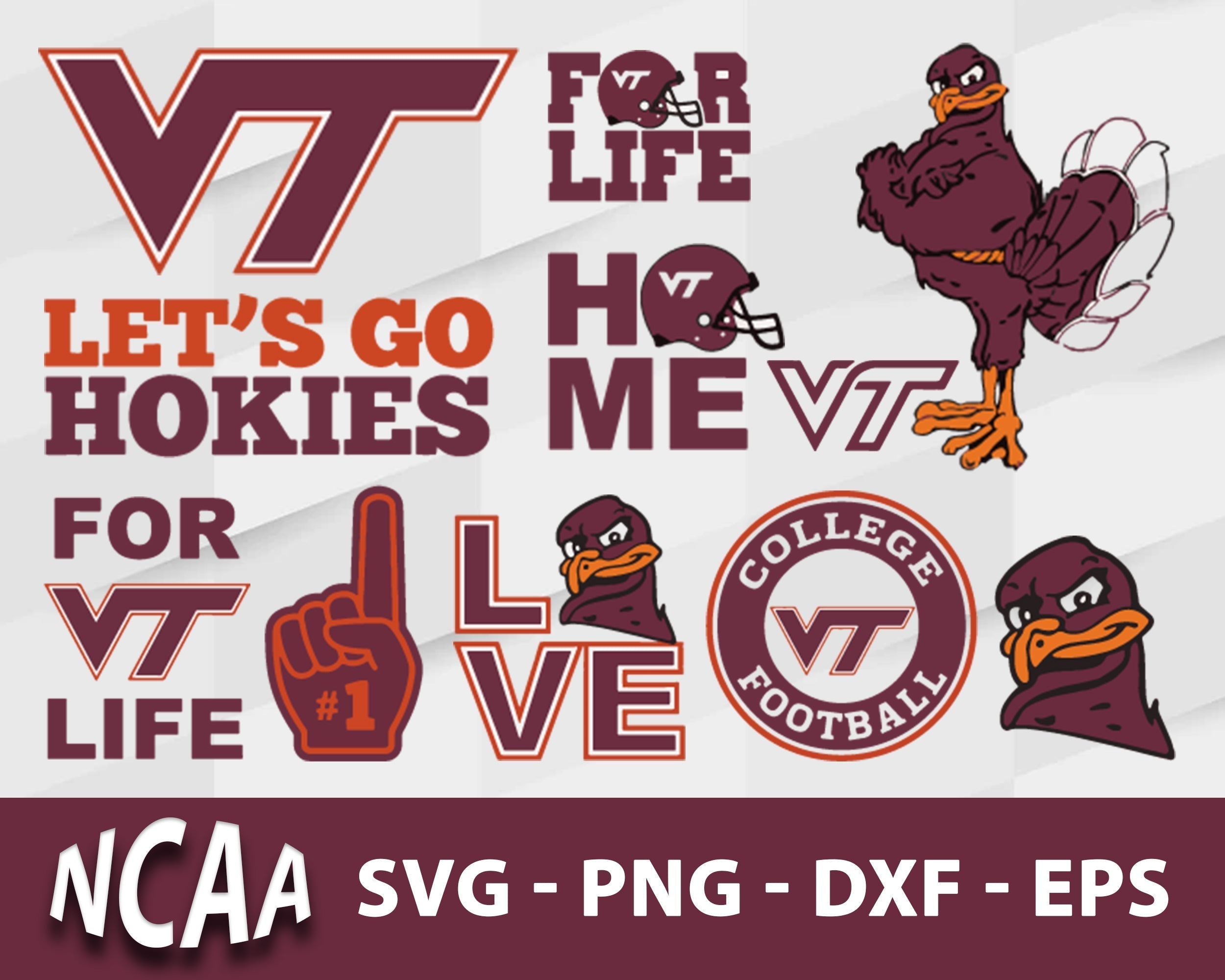 Virginia Tech Hokies Svg Bundle, Virginia Tech Hokies Svg, Sport Svg,