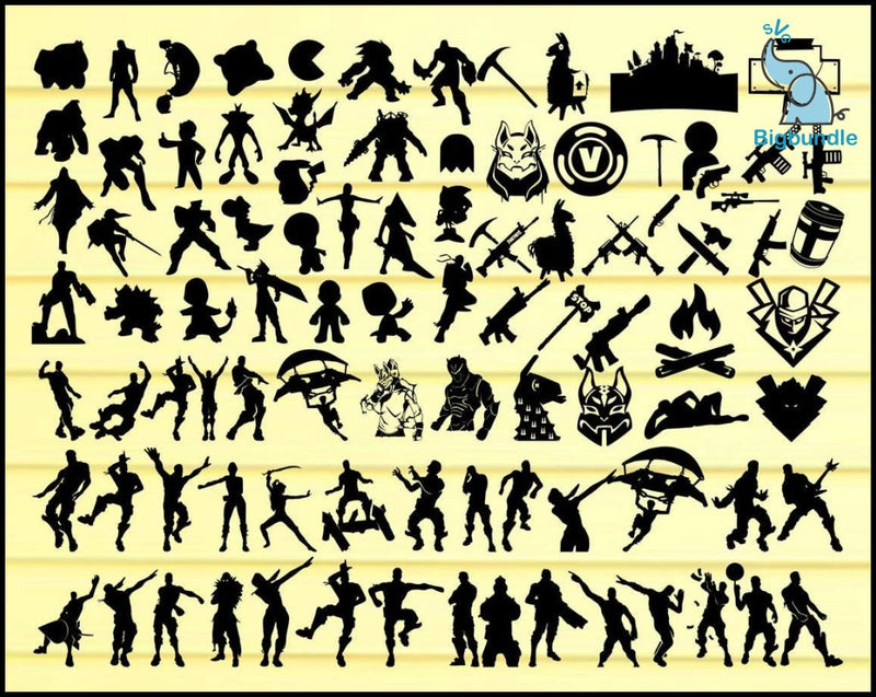 3000+ Fortnight Super Bundle svg, Bundle fortnight svg, eps, png