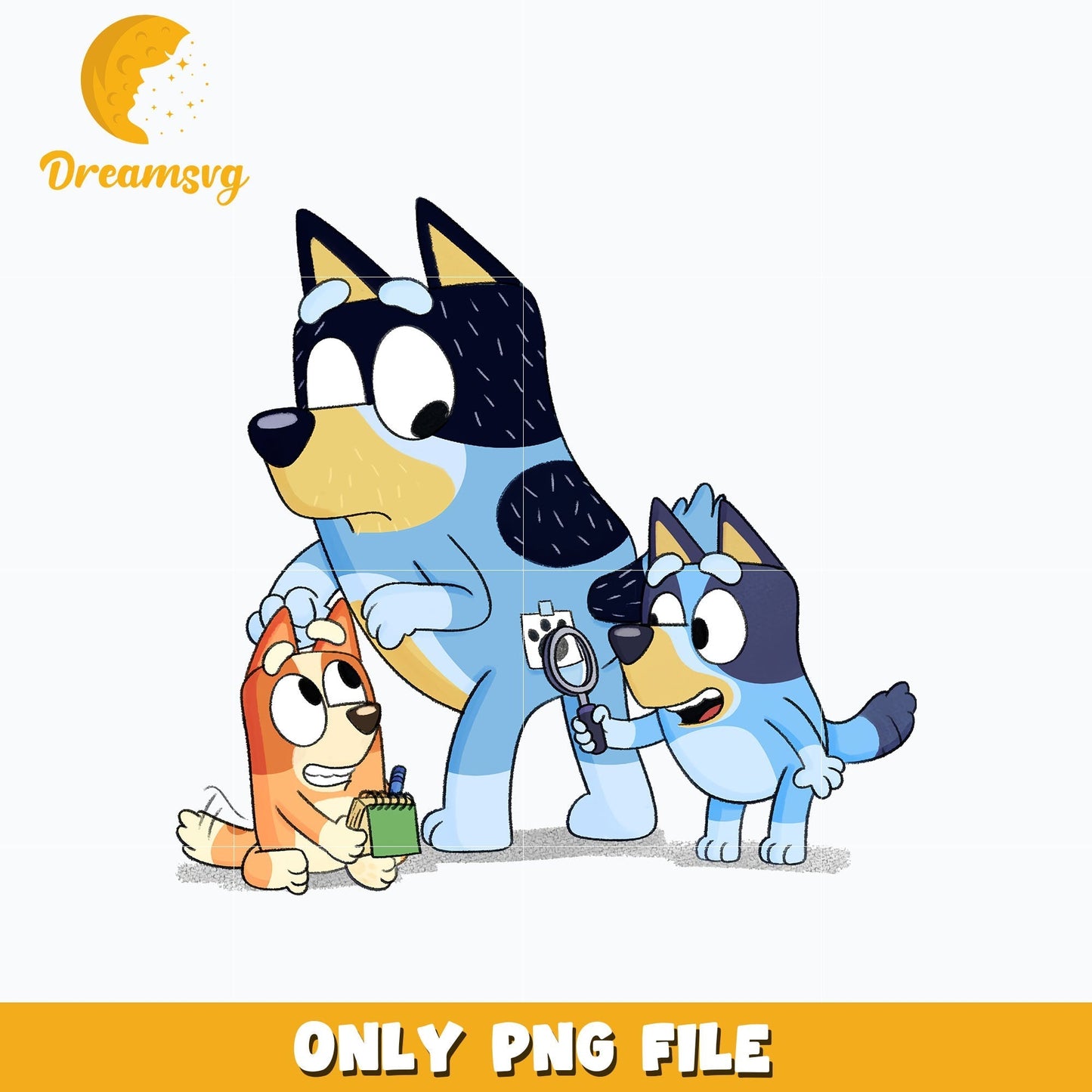 Bluey bingo dad cartoon png – Printy Studio