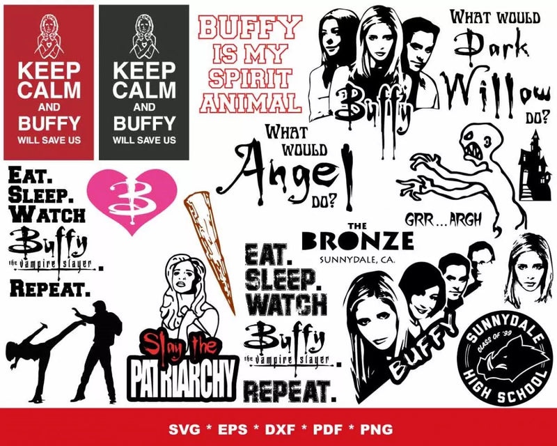 Buffy SVG Bundle 1000+ Files For Cricut & Silhouette