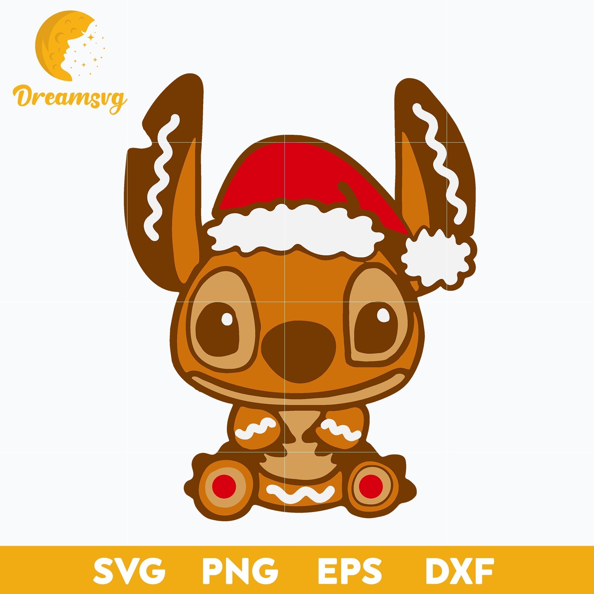 Alien Gingerbread Cookie Svg, Christmas, Funny Svg, Png, Dxf, Eps Digi