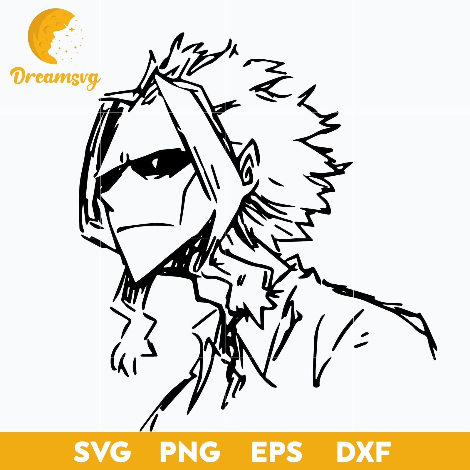 All Might Face Svg, U.A. High Teachers Svg,My Hero Academy Svg, Anime