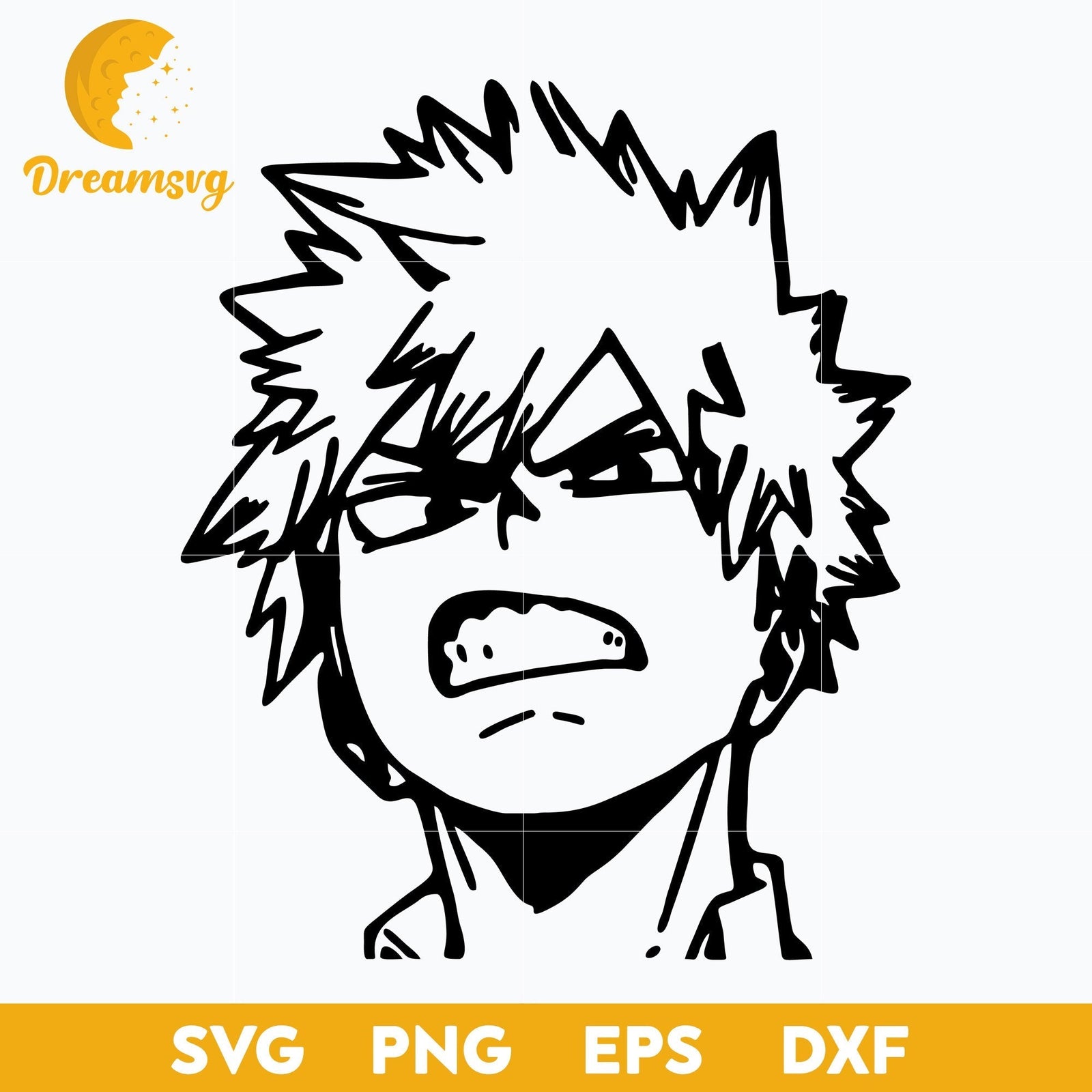 Bakugo Hero Academy Manga Svg, Bakugou Katsuki Svg, Katsuki Svg, Kacch