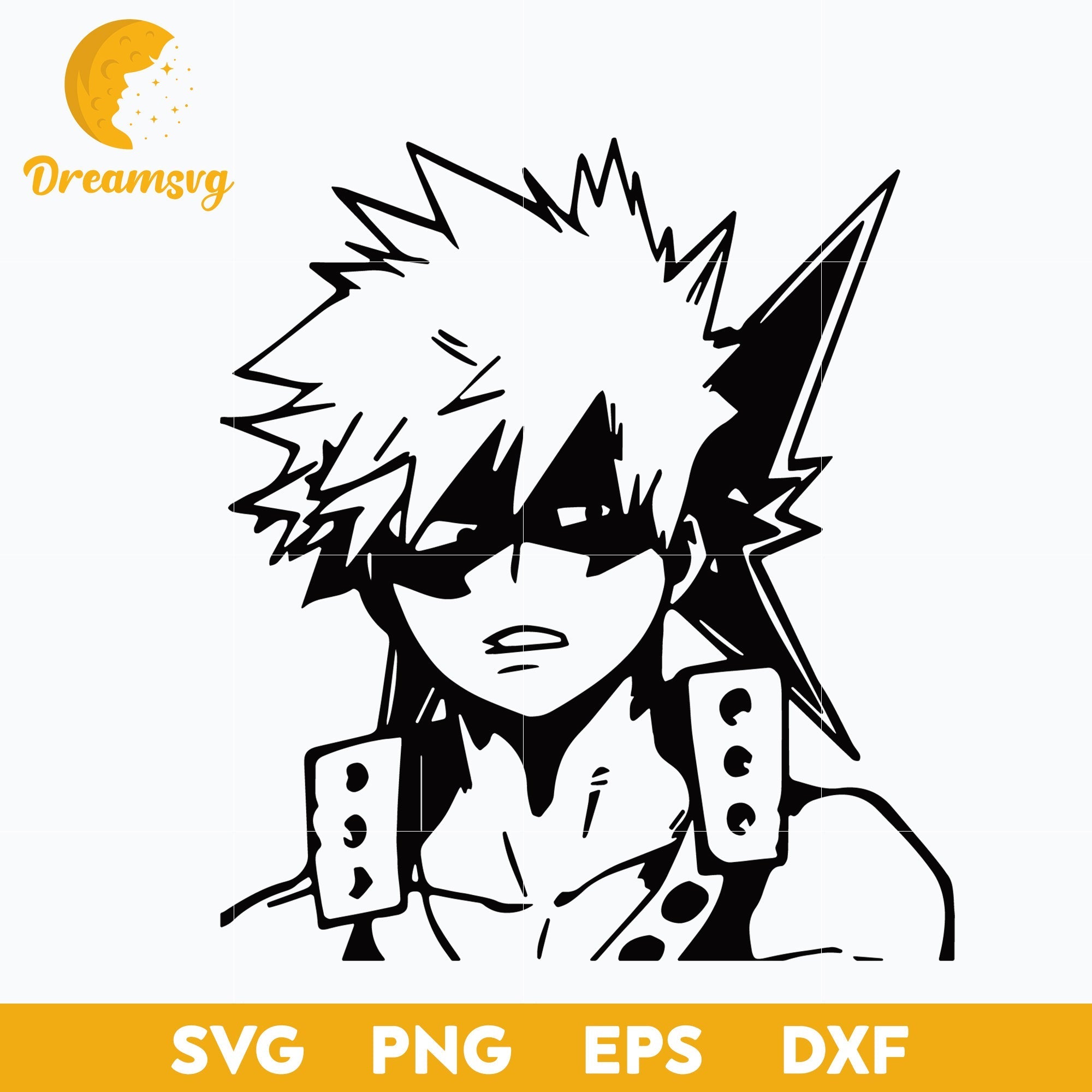 Bakugo Svg, Kawaii Svg, My Hero Academia Svg, file for cricut, Anime s