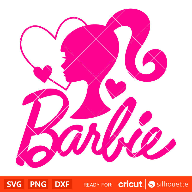 Barbie Heart Svg, Barbie Heart Png, Barbie Heart Clipart, Barbie Heart