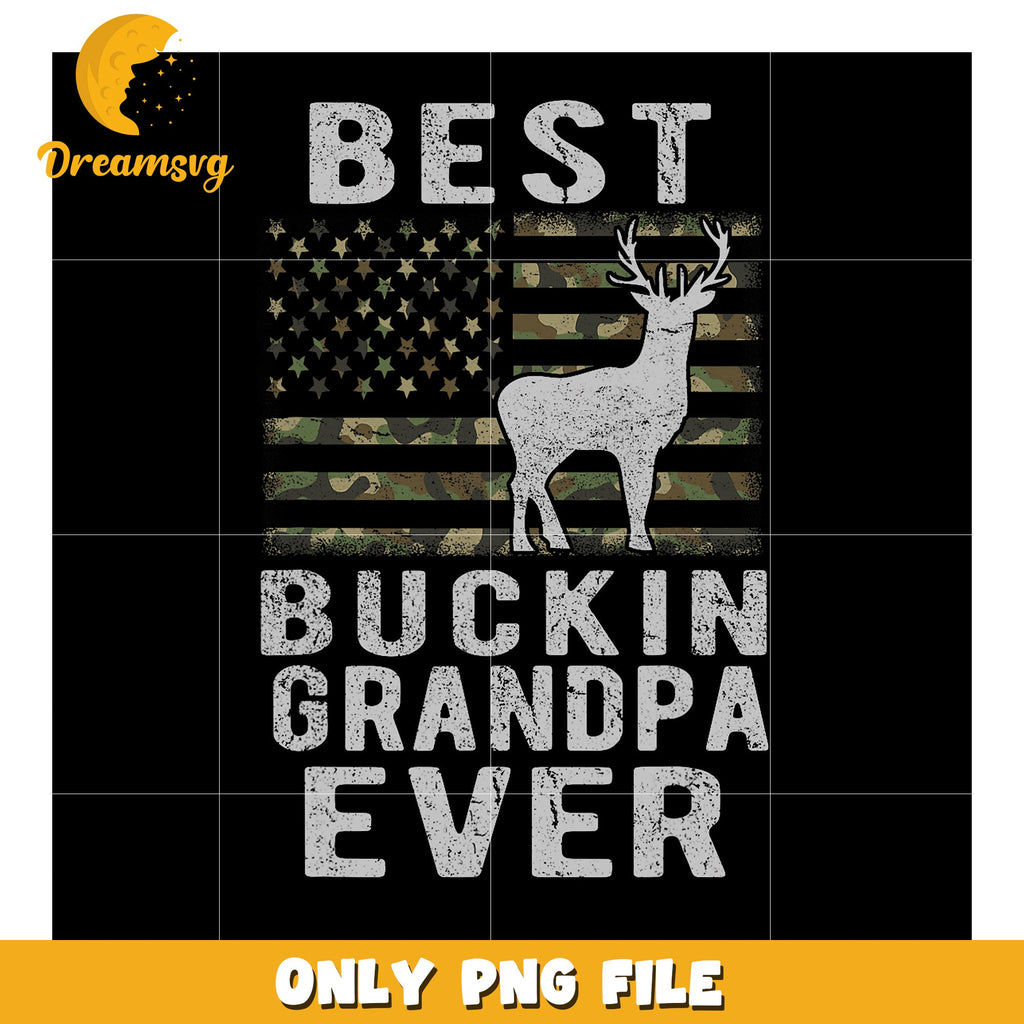 Best Buckin Grandpa Ever PNG