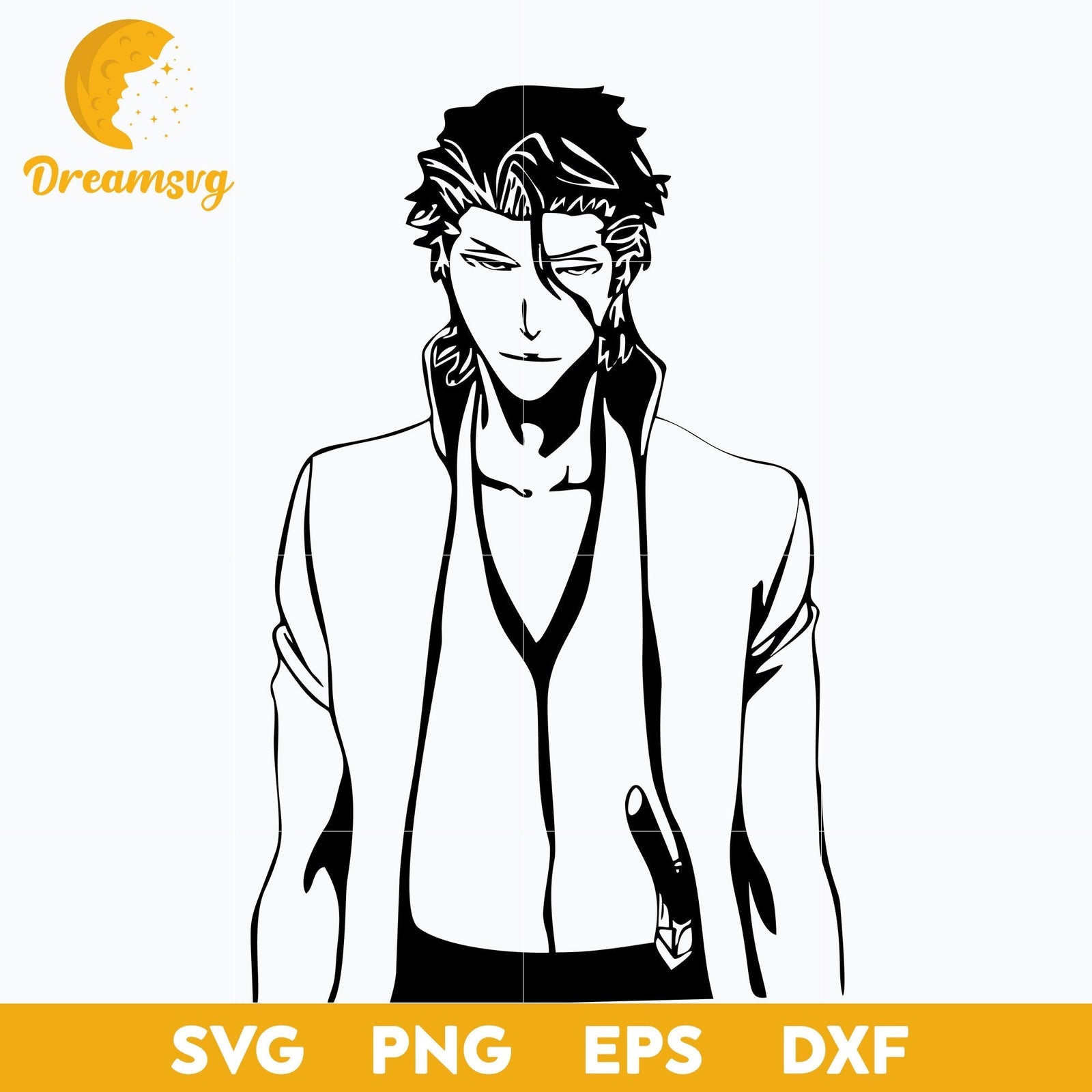 Bleach Aizen Sousuke Svg, Aizen Sousuke Svg, Bleach Anime Svg, file fo