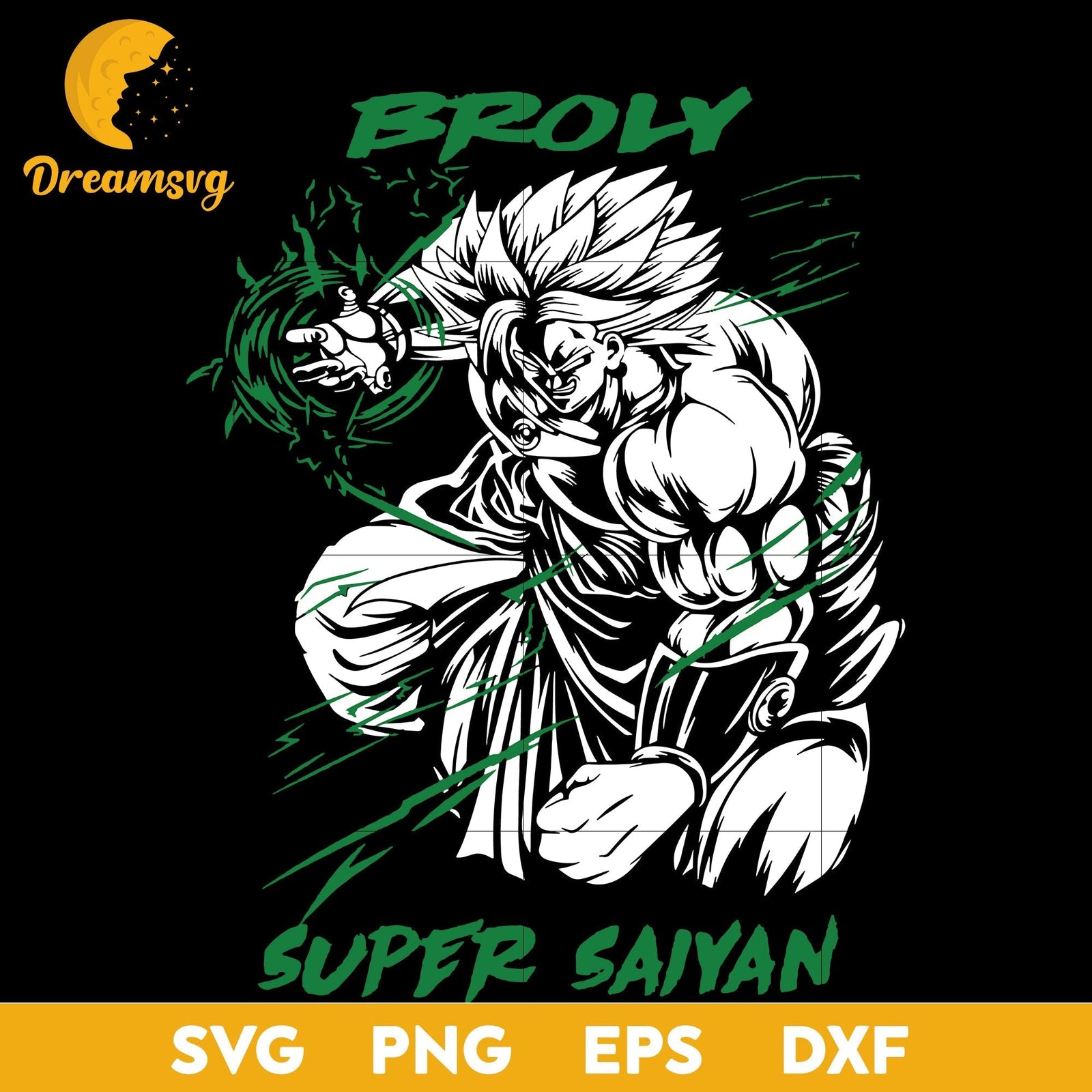 Broly Svg, Super Saiyan Svg Dragon Ball Svg, Saiyan Svg, Broly Svg, fi