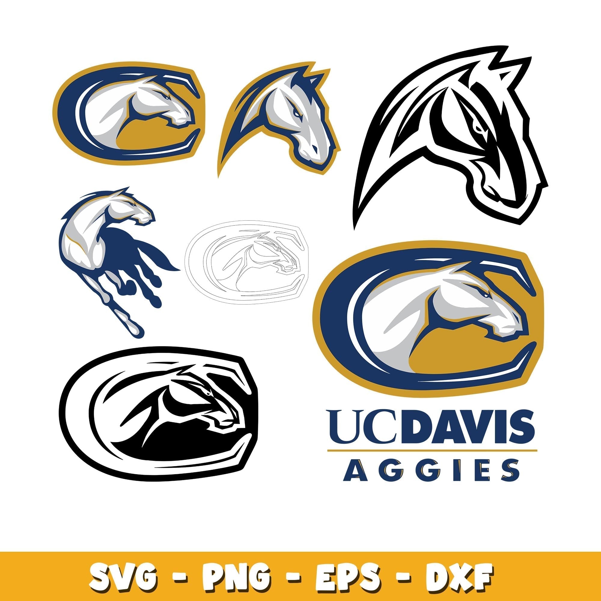 California Davis Aggies Bundle svg, California Davis Aggies logo svg,