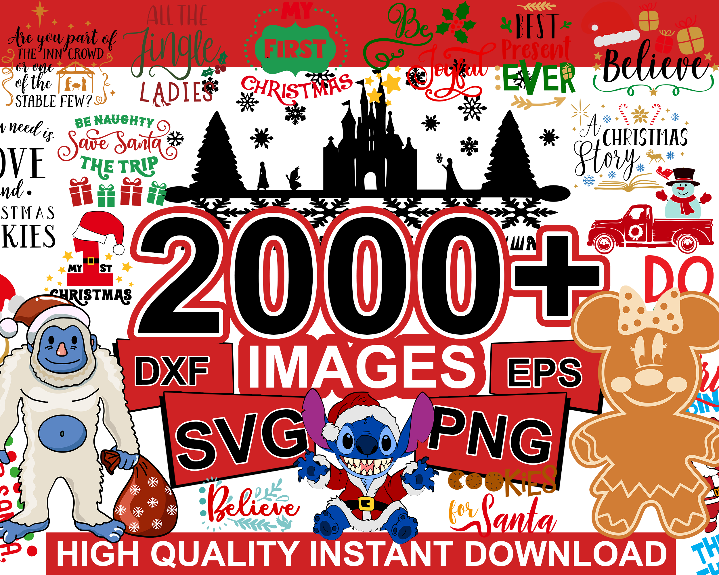 2000+ Christmas SVG Bundle New, Christmas Svg, Holiday Svg, Winter Svg
