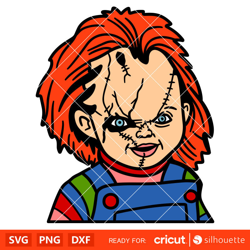 Chucky Face Svg, Friends Till The End Svg, Halloween Svg, Horror Movie
