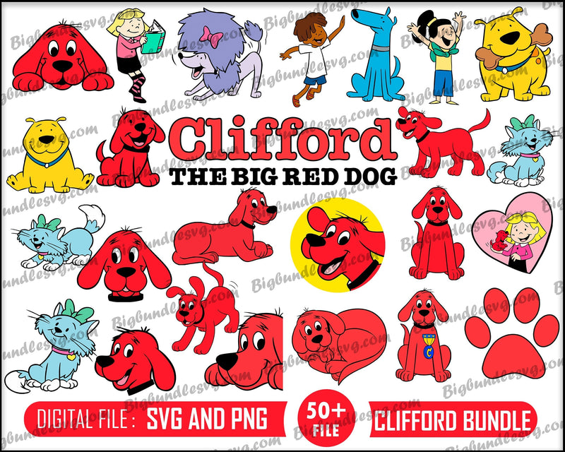 Clifford svg bundle - Digital download