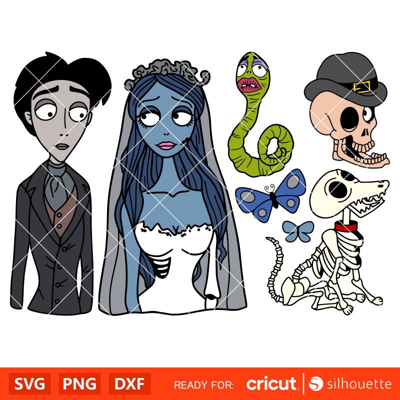 Corpse Bride Svg, Corpse Bride Halloween Svg, Spooky Season Svg, Trick