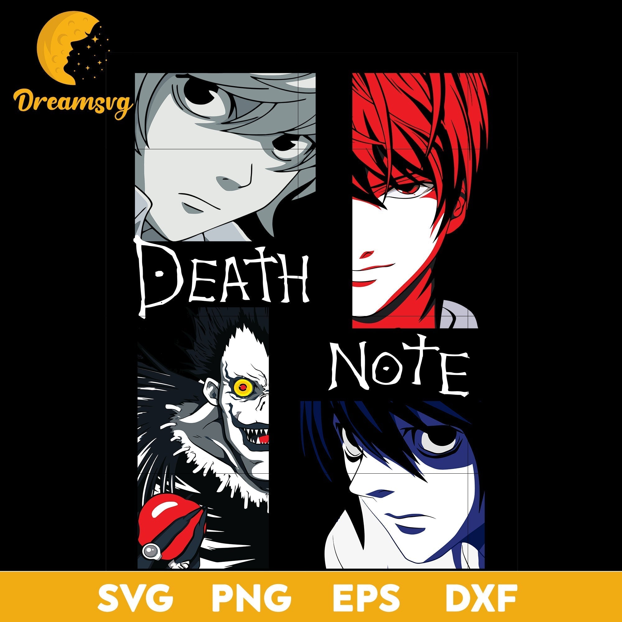 Death Note Svg, Manga Svg, Japanese Anime Manga Svg, Yagami Raito Svg,