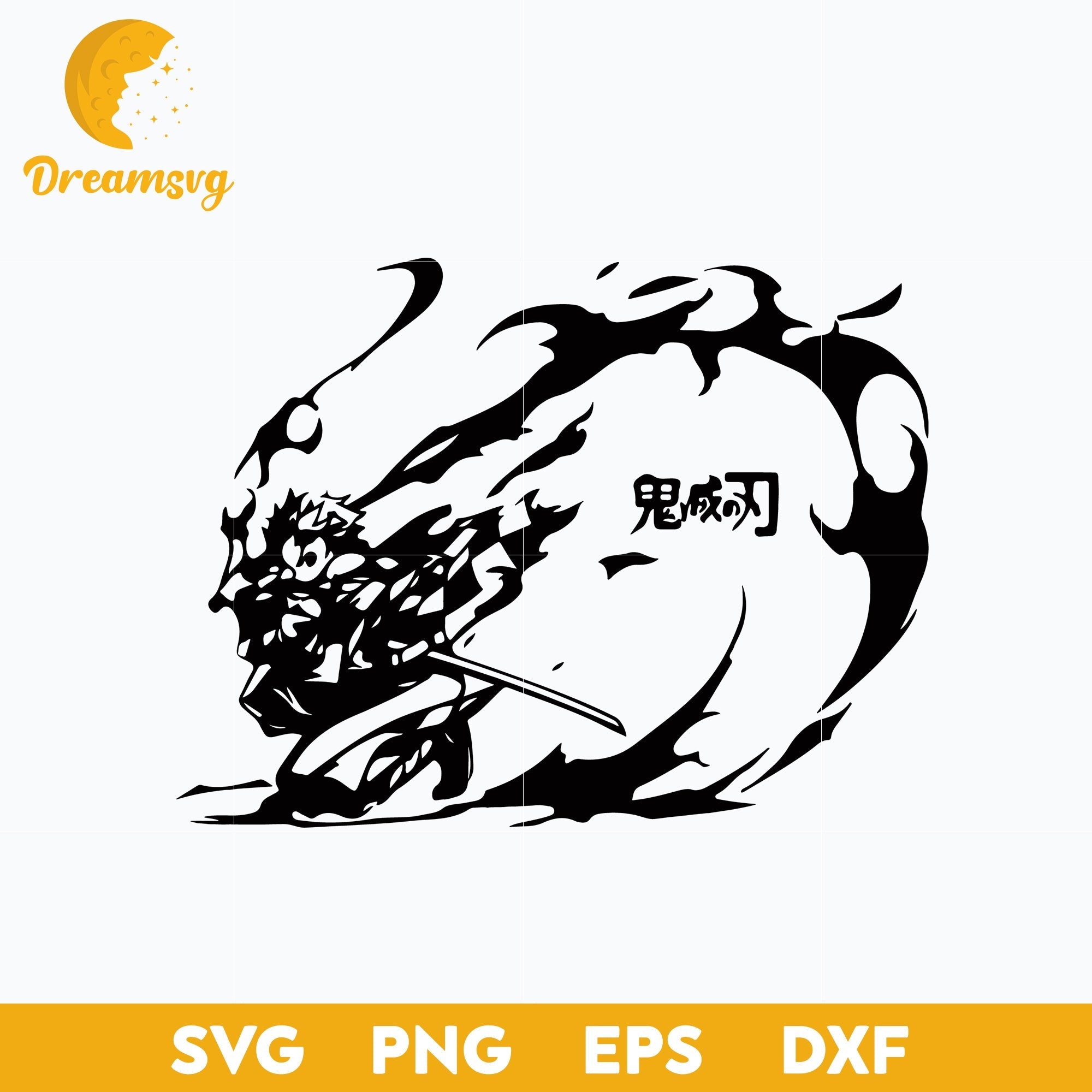 Demon Slayer Kimetsu No Yaiba Svg, Japanese Svg, Anime Cartoon Svg, Lo ...