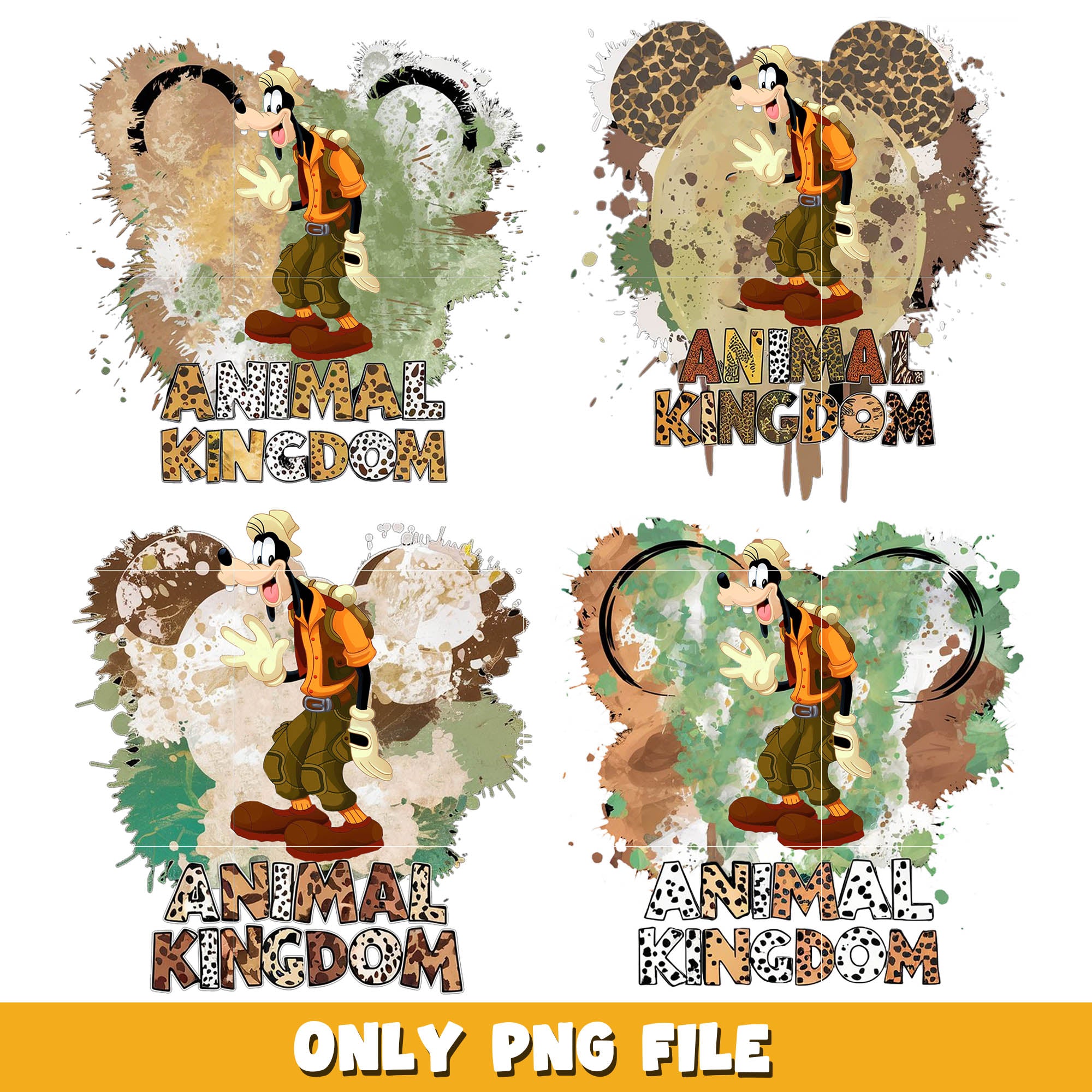 Goofy dog animal kingdom png bundle, Disney animal kingdom png, Disney