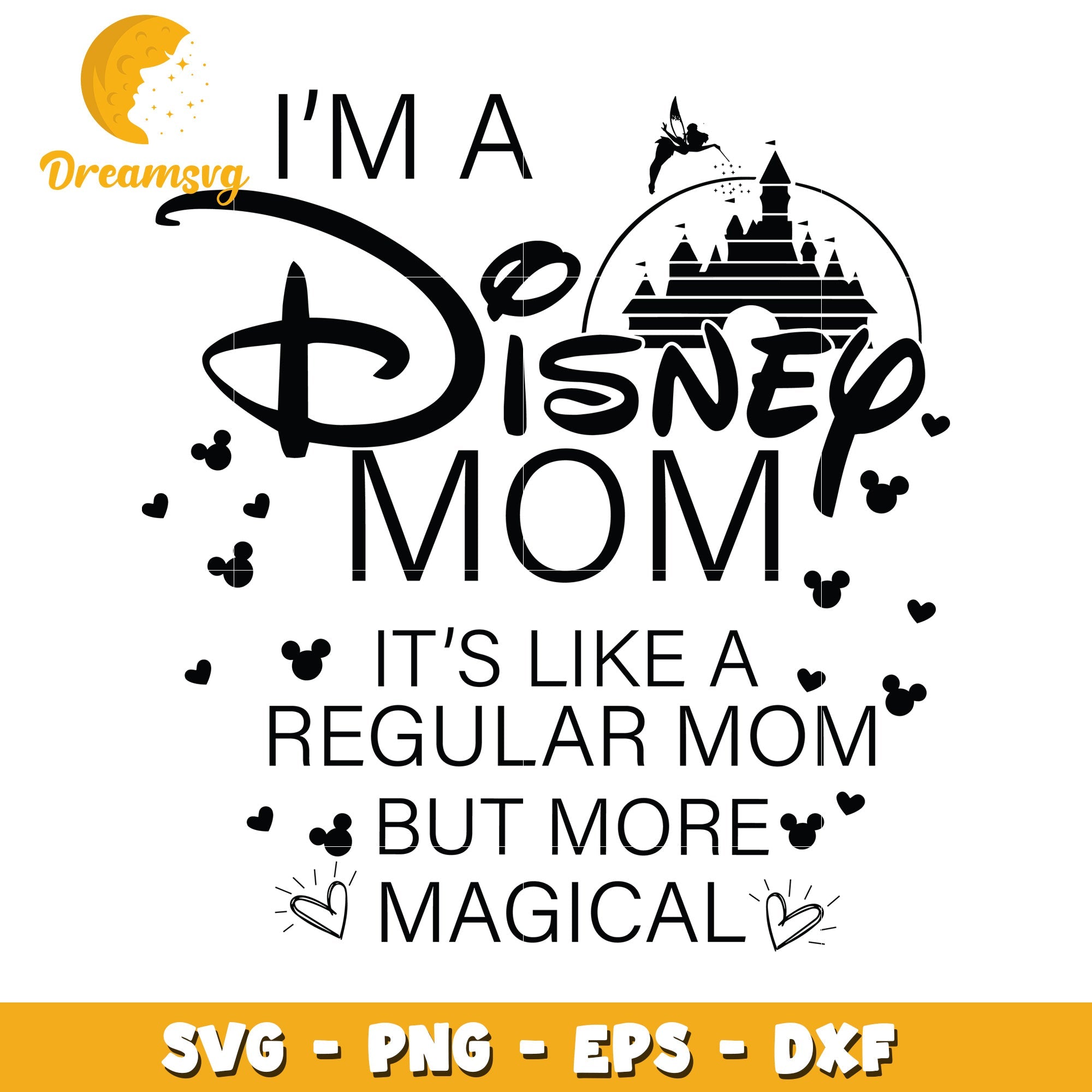 Disney Mom SVG Cut File PNG EPS DXF