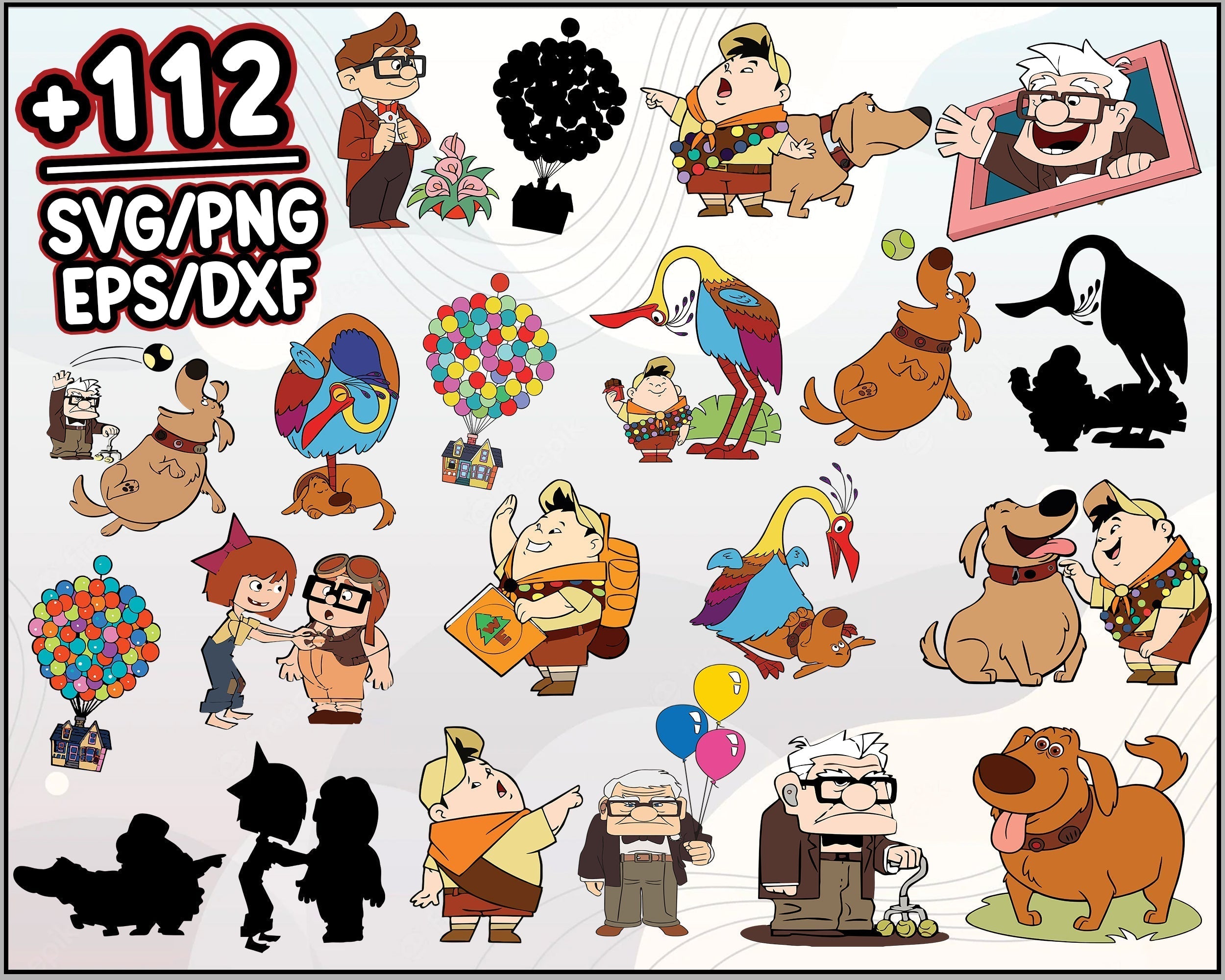 112+ Disney Up SVG Bundle Files For Cricut, Disney Up SVG Files, Trend