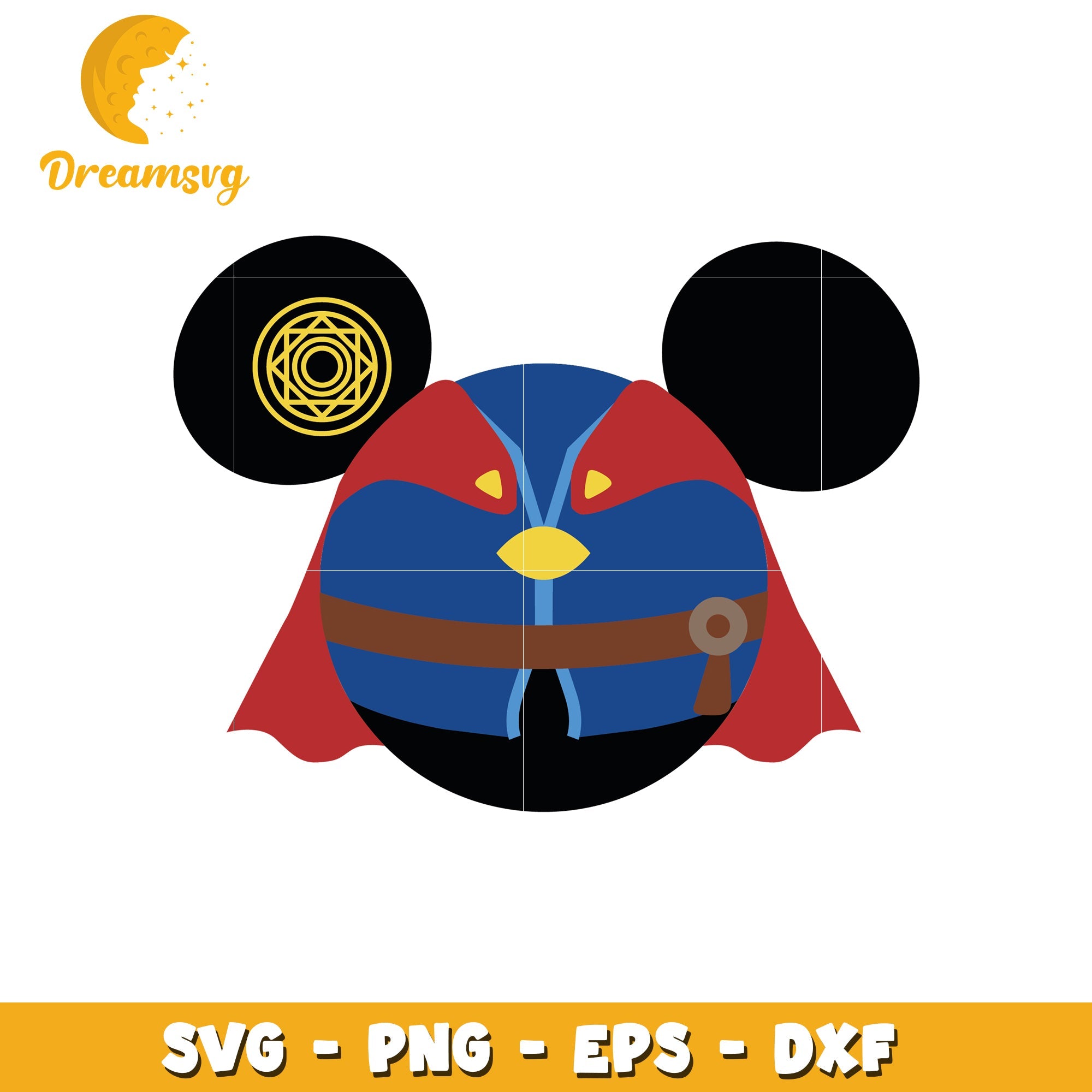 Doctor Strange Mickey Mouse SVG