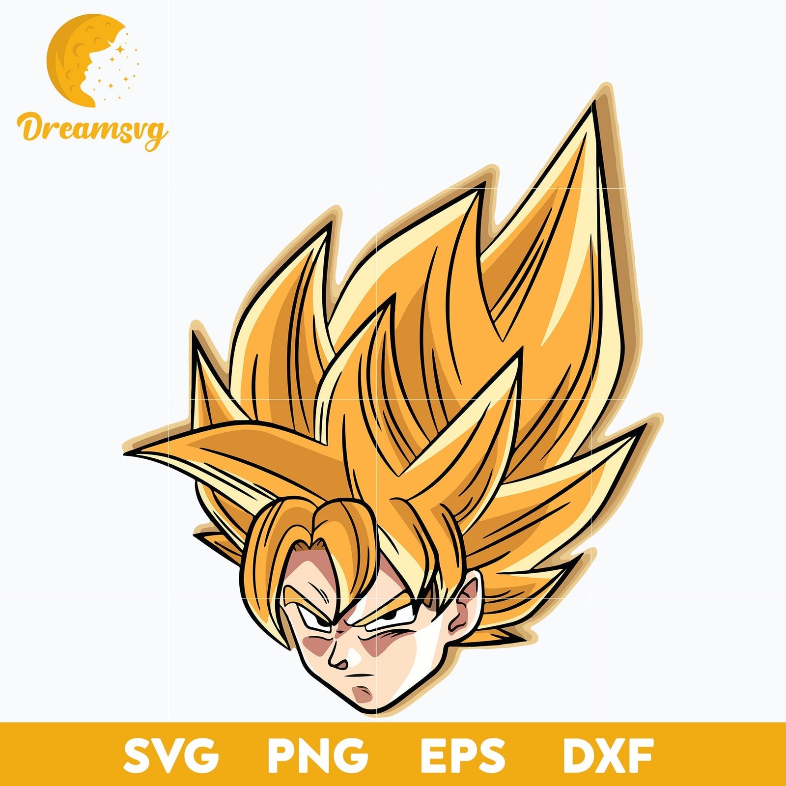 Dragon Ball Goku Svg, Son Goku Svg, Dragon Ball Svg, Anime Manga Svg,
