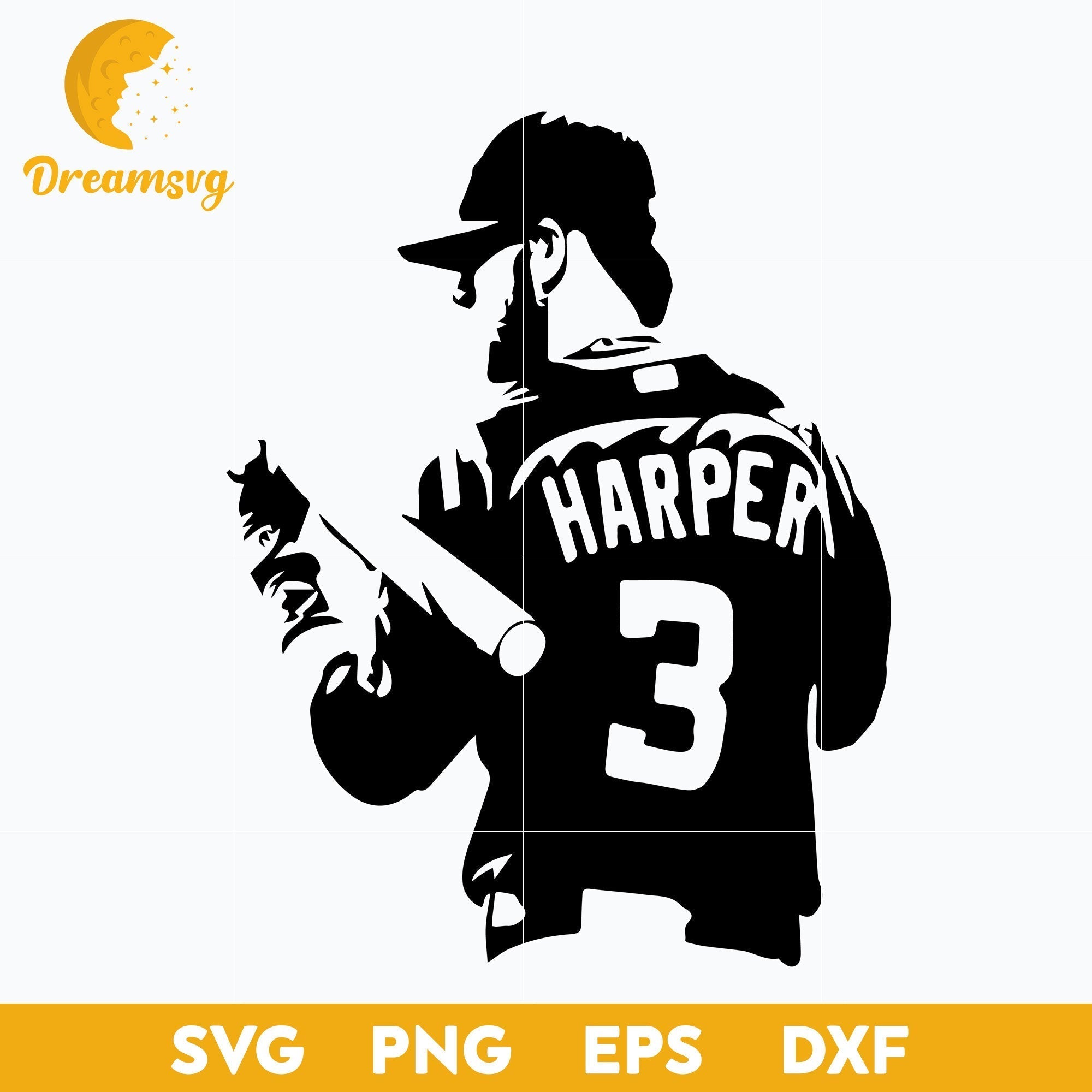 Bryce Harper SVG, Philadelphia Phillies SVG, MLB SVG. – Printy Studio