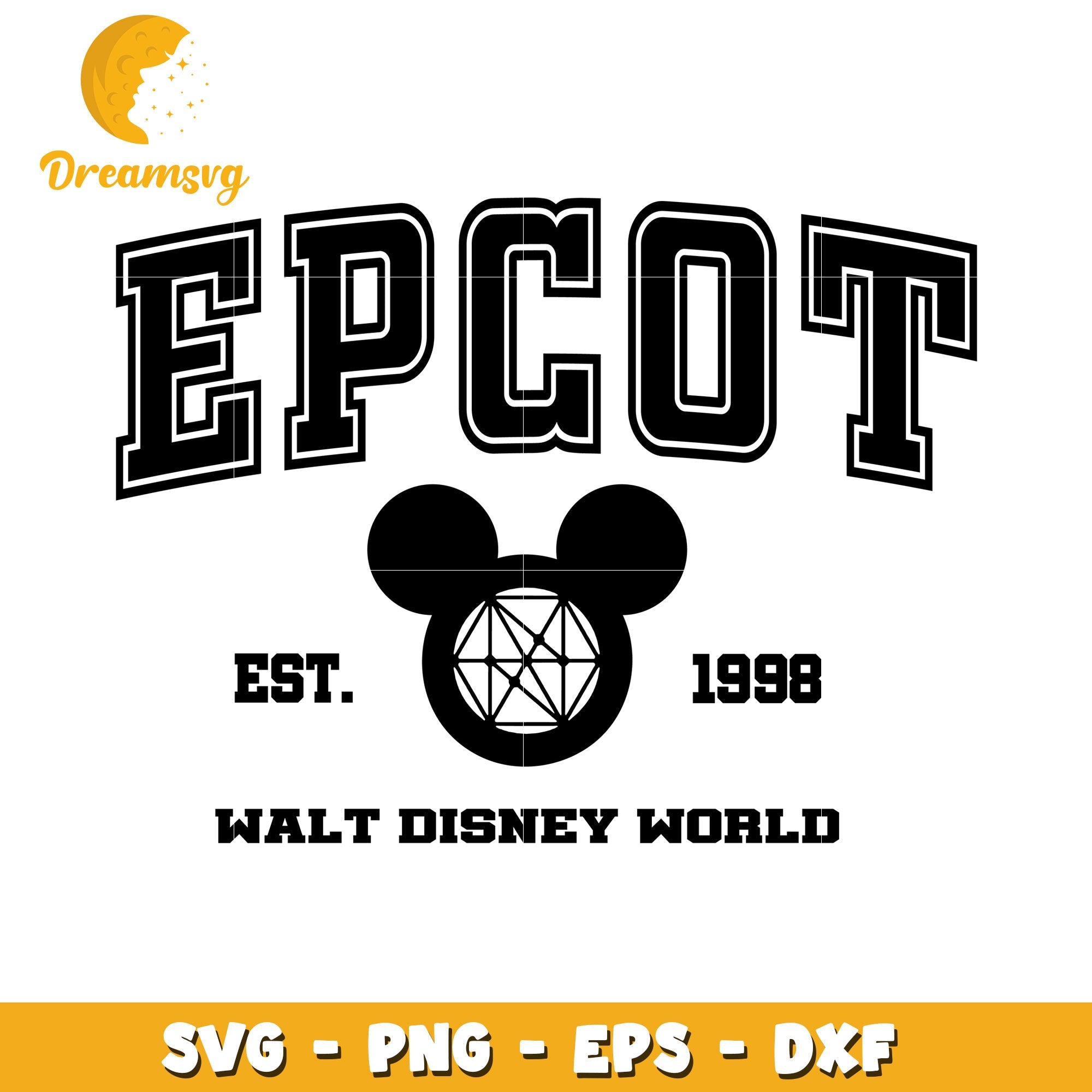 EPCOT SVG Cut File Disney World 1998