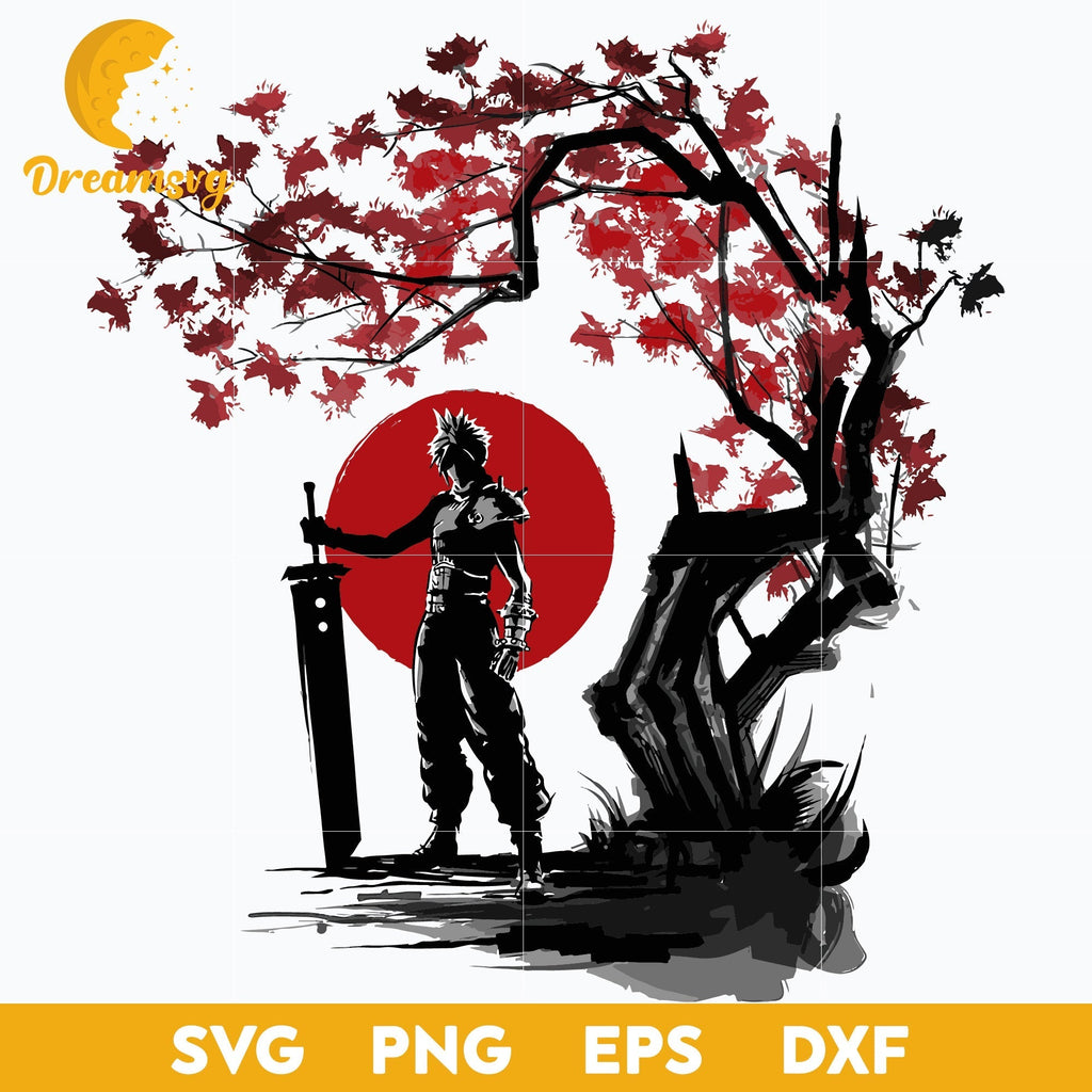 Ex Soldier Under The Sun Svg, Final Fantasy VII Svg, file for cricut,