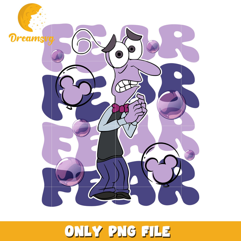 Fear PNG Sublimation Design