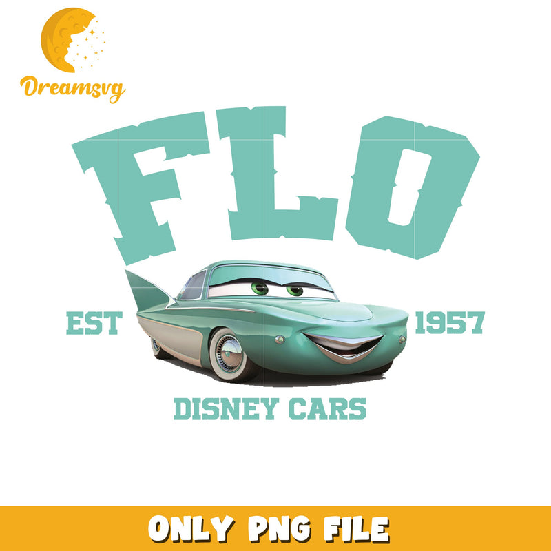 Flo Disney Cars PNG Image