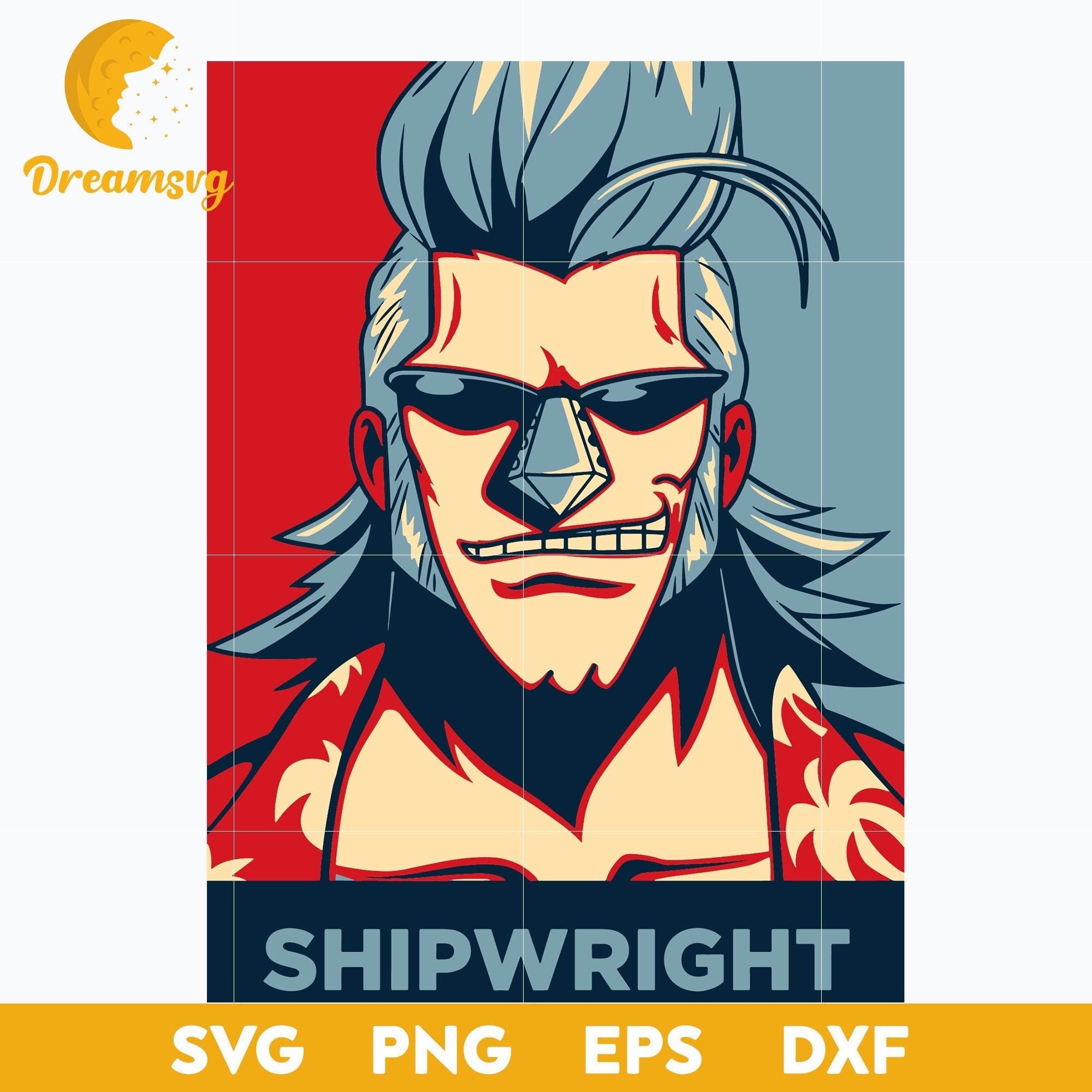 Franky Shipwright One Piece Svg, Franky One Piece Svg, Franky Svg, One