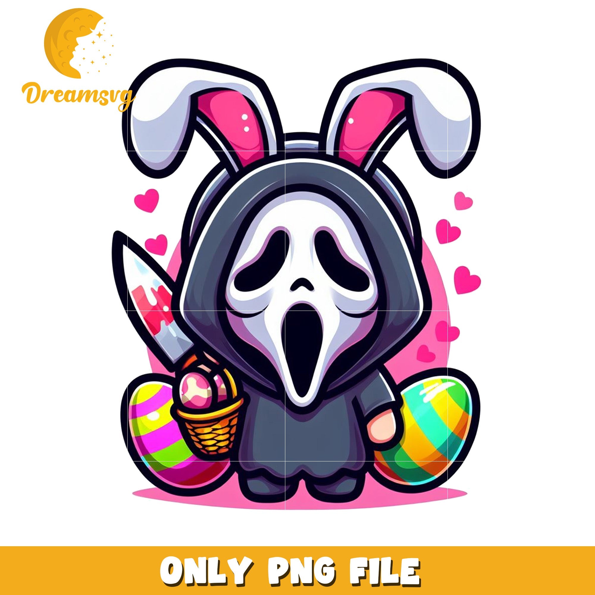 Ghostface Bunny Easter PNG