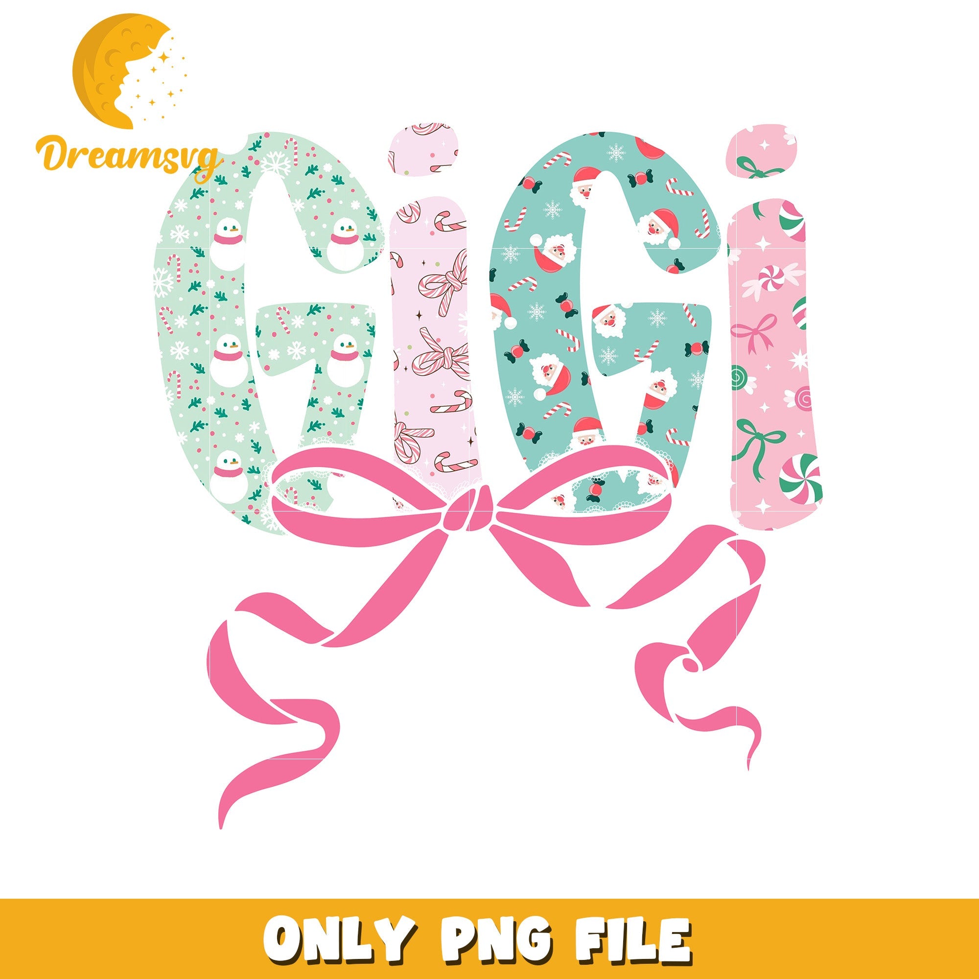 Gigi bowtie png, christmas png, grinch png