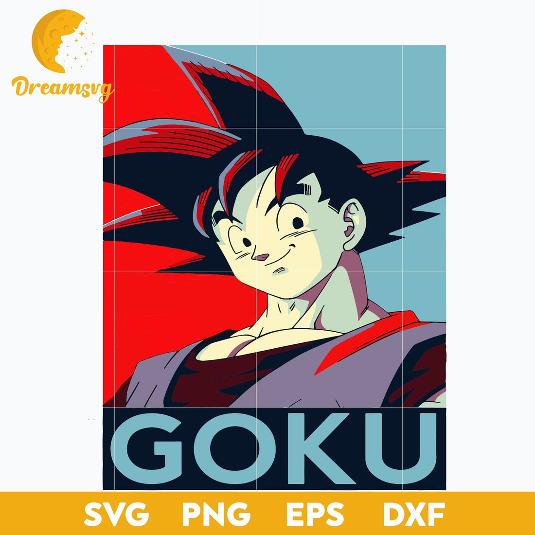 Goku Anime Svg, Son Goku Svg, Dragon Ball Svg, Anime Character Svg, Su ...
