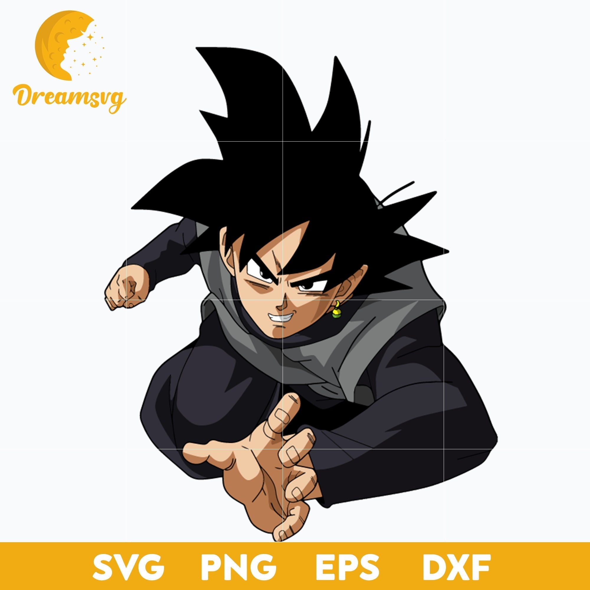 Goku Back Svg, Goku Svg, Anime Svg, Goku Anime Svg, Anime Lover Svg, f
