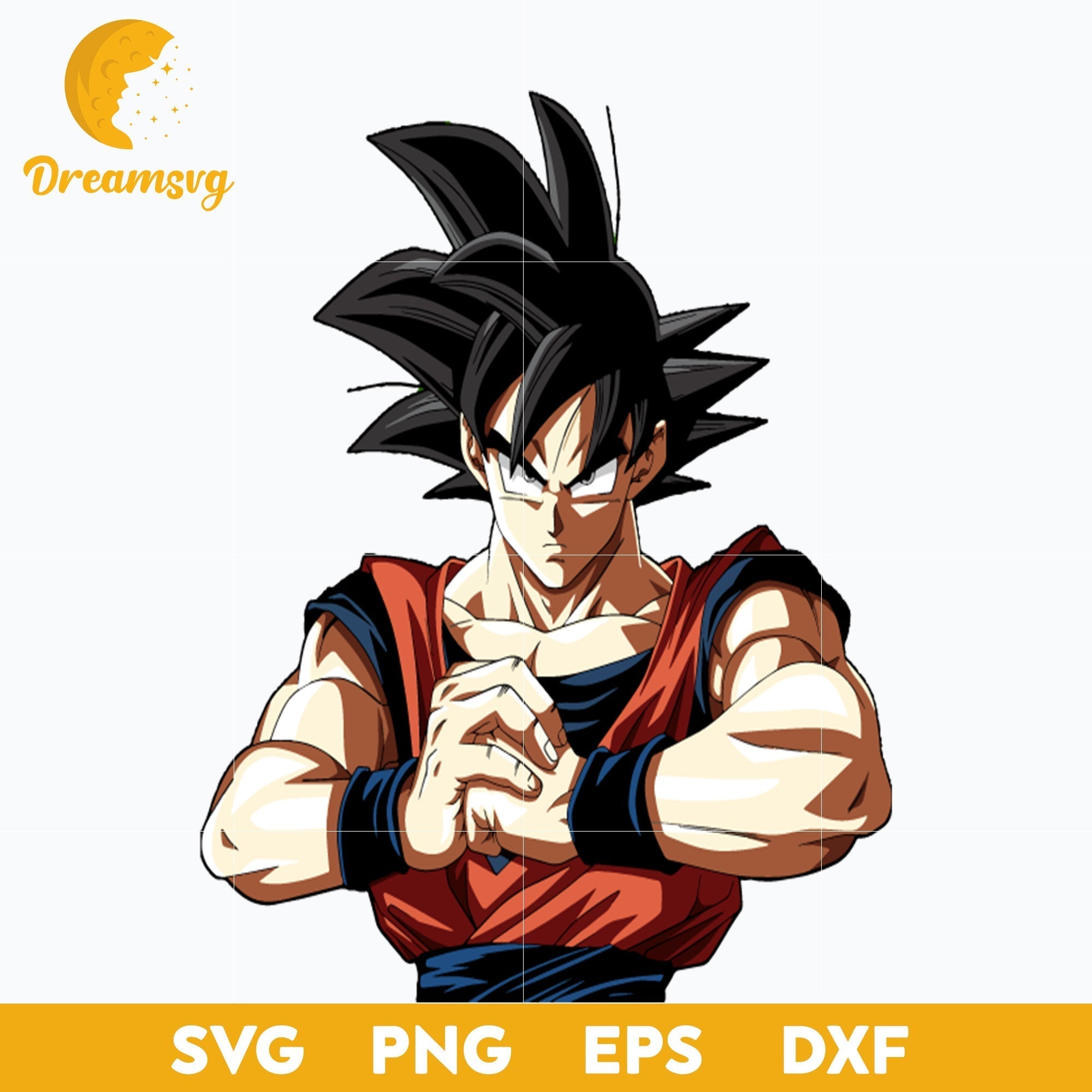 Goku Svg, Dragon Ball Svg, Goku Anime Svg, file for cricut, Anime svg,