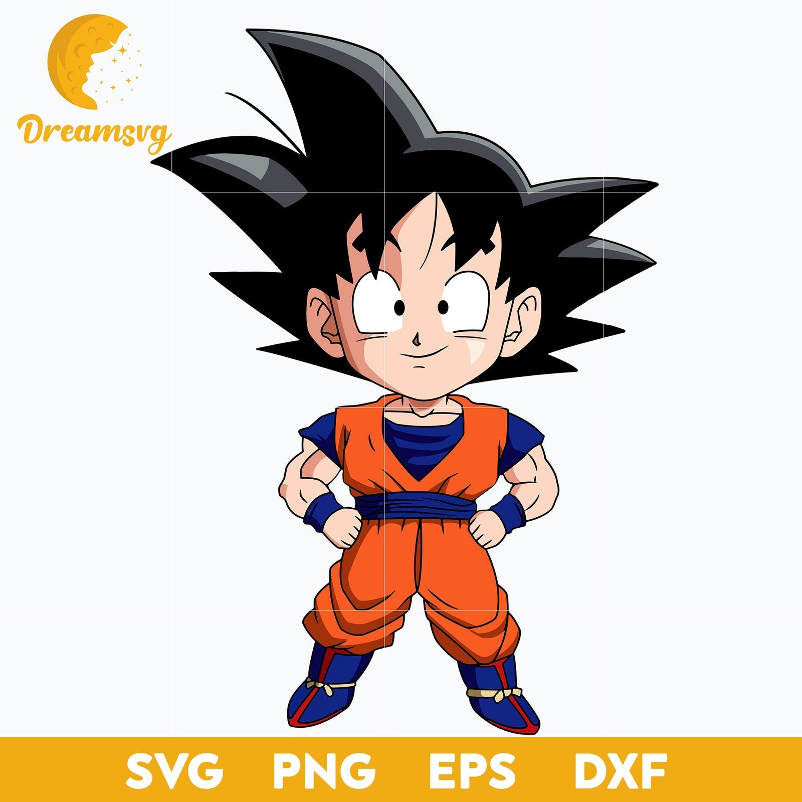 Goku Svg, Son Goku Svg, Dragon Ball Svg, Anime Manga Svg, Anime Charac